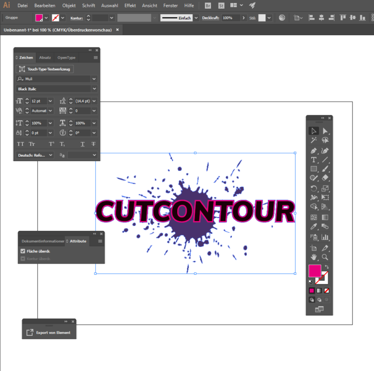 Erstellen einer CutContour in Adobe Illustrator - mr-agent.de